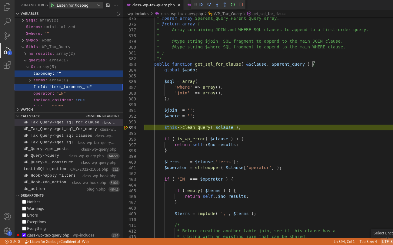 Detailed Static/Dynamic Analysis For (CVE-2022-21661) :: Confidential Team — UnKn0wn
